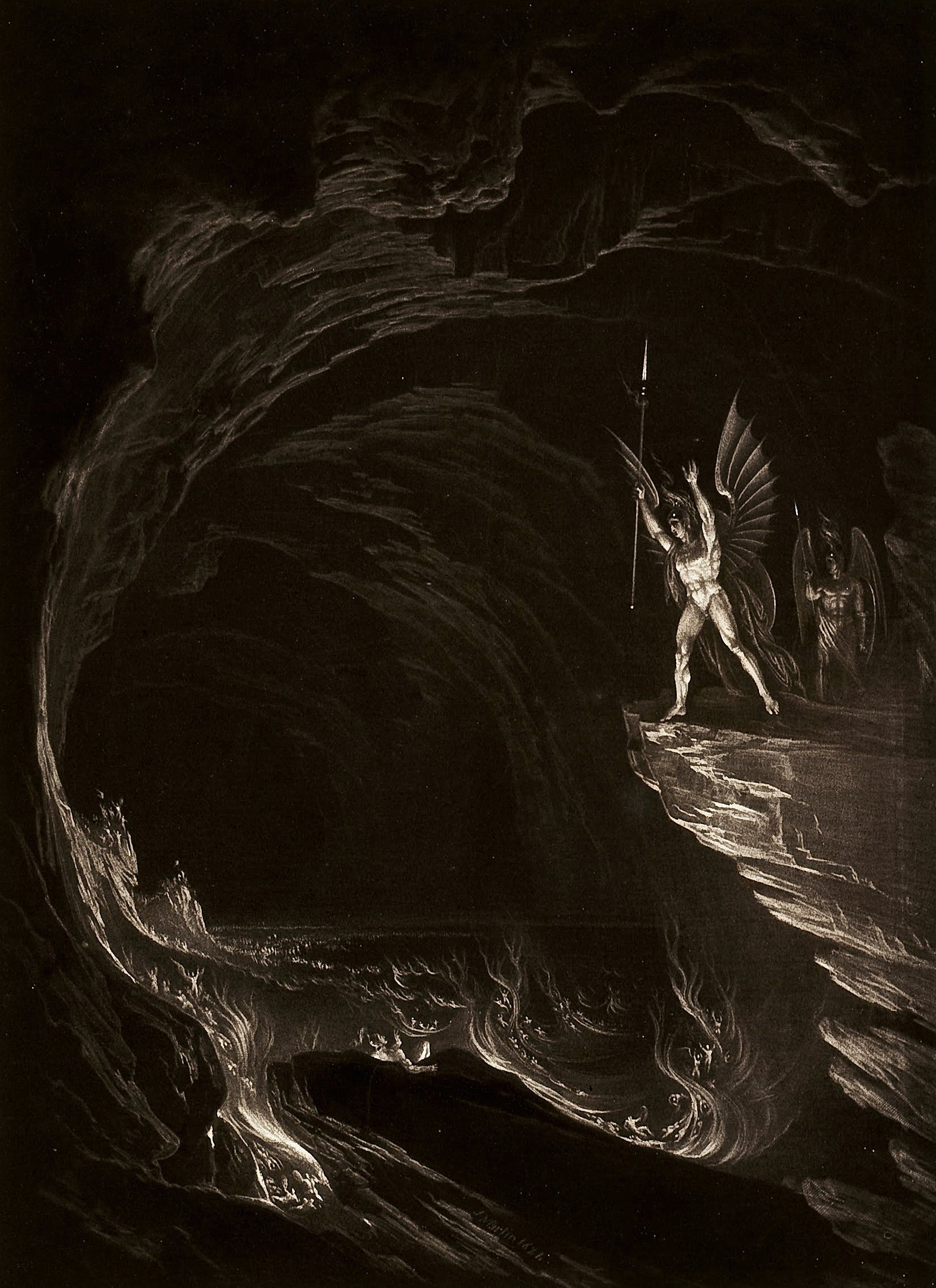 fallen angels art piece